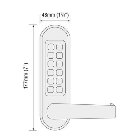 Codelocks CL500 CL505 Marine Front And Back Plates LEAD TIME 2 3 DAYS Locks Hardware Direct