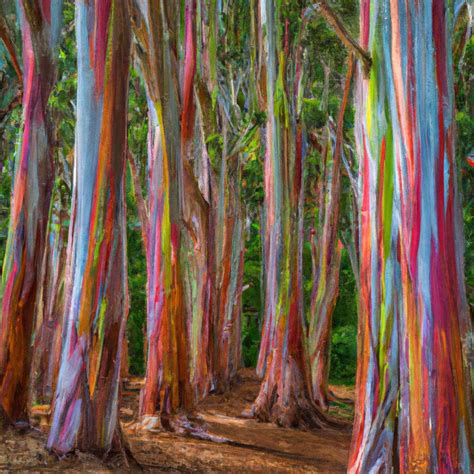 Rainbow Eucalyptus Trees In Hawaii A Colorful Wonder Of Nature Toolacks