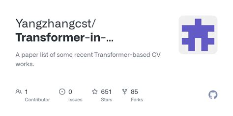 Transformer In Computer Vision README Md At Main Yangzhangcst Transformer In Computer Vision