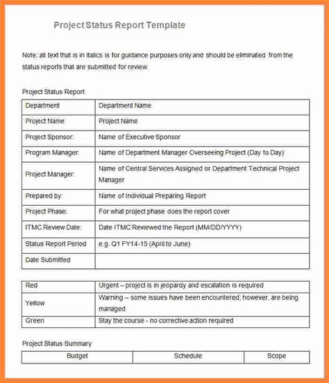 Project Management Progress Report Template Best Of Sample Project Progress Report Template