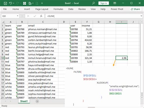 Combining Filter With Xlookup