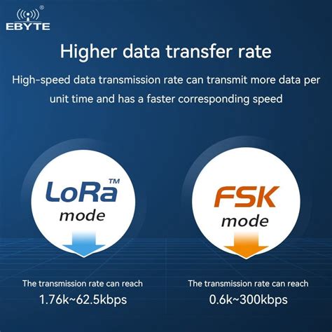 Ebyte Lora Wireless Long Range Ipex Stamp Hole Antenna Smd Spi Module
