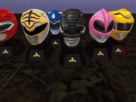Second Life Marketplace Hasbro Lightning Collection Power Rangers Helmets