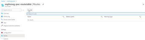 manually configure load balancing on azure sophos firewall