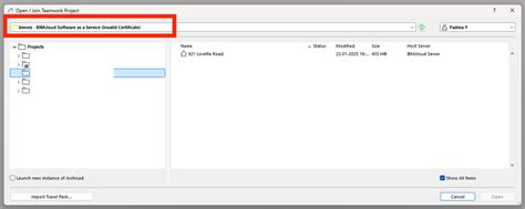 Bimcloud Software Service Invalid Certificate Graphisoft Community