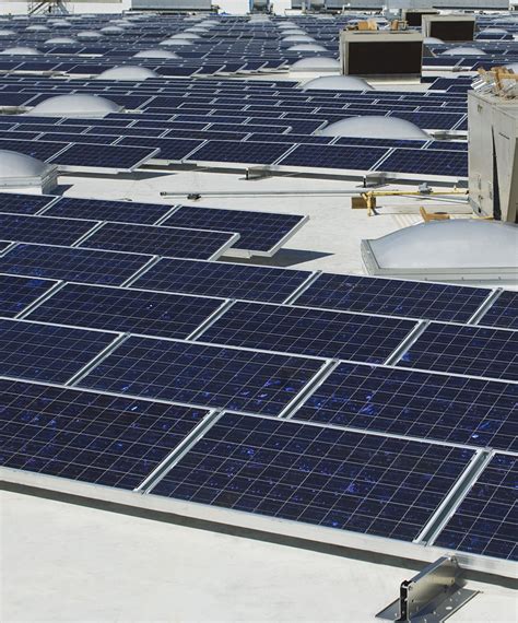 Array Of Photovoltaic Cells At Solar Power Plant Dynamic Microgrids