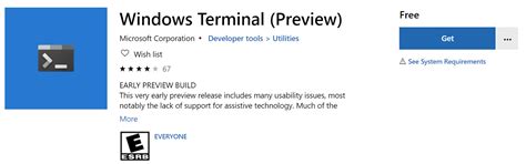 followup windows terminal preview is now in the windows app store microsoft terminal