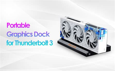 Gpu Enclosure For Thunderbolt 3 Usb4 0 40gbps External Gpu Dock Station M 2 Nvme Ssd 1000mbps