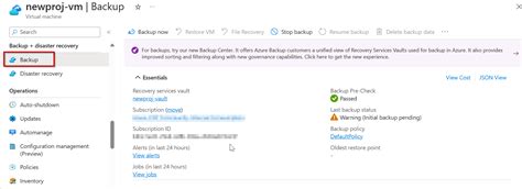 unable to add disaster recovery property to vm module in azure bicep