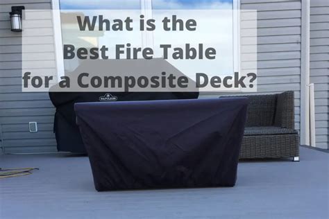 Best Propane Fire Pit For Composite Deck At Cody Schlater Blog