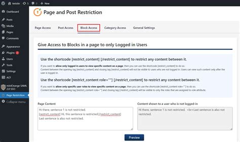 WordPress Page And Post Restriction WP Content Restriction Guide