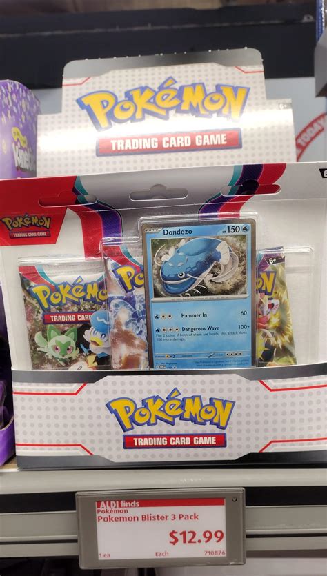 Pokemon Tcg Blister 3 Pack At My Local Aldi Yall Think This Is A Good