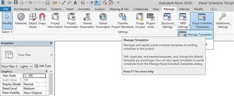 Personalise The Revit Panel Schedule Template Graitec