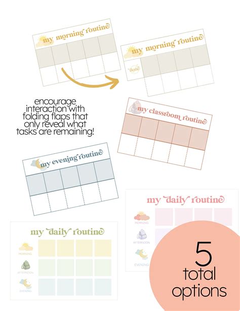 Visual Schedule For Daily Routines Interactive Visual Schedule Babe Daily Schedule