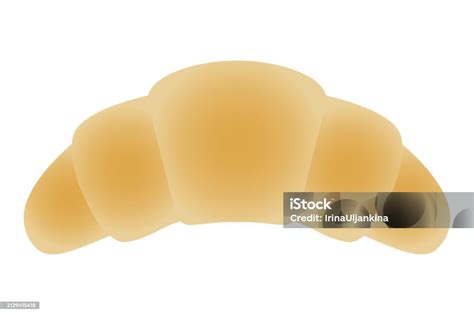 흰색 배경에 고립된 크로와상 아침 식사 롤빵 벡터 일러스트 레이 션 디자인 요소 고립 색상에 대한 스톡 벡터 아트 및 기타