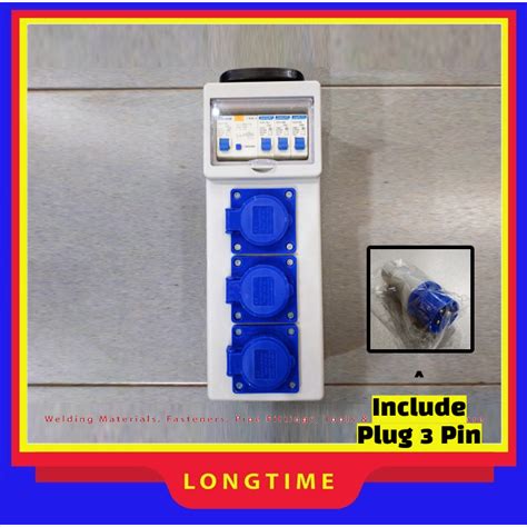 3 Way Db Box Combination 3way Distribution Box 3pin X 16a Mcb No Brand