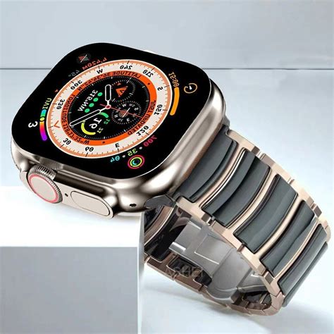 Pinnacle Premium Stainless Steel Band And Case For Apple Watch Blue