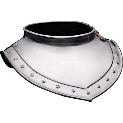 16th Century Strapped Gorget Mh A0788b By Medieval Armour Leather