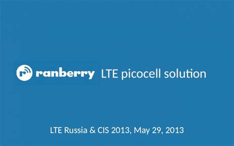 Pptx Lte Picocell Solution Dokumentips