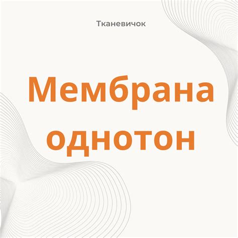 Купить мембранную ткань однотонную