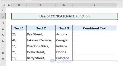 Combine Multiple Columns Into One Column In Excel Exceldemy