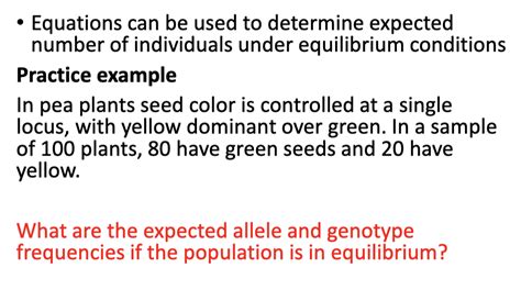 Solved Equations Can Be Used To Determine Expected Number