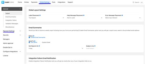Fluent Forms User Interface Fluent Forms