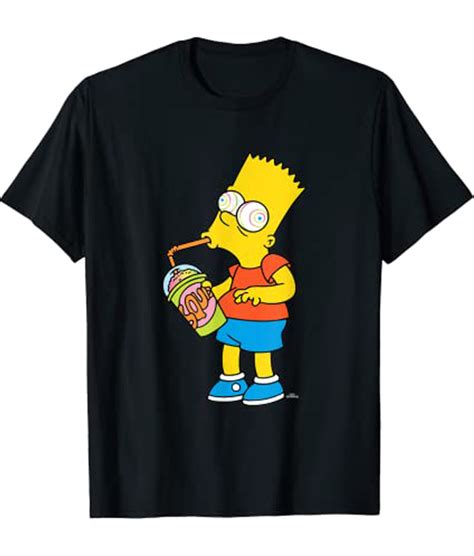 Bart Simpson Squishee Brain Freeze T Shirt Teenamycs