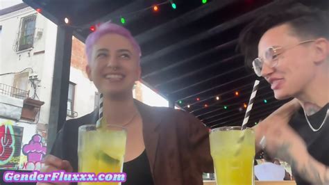 Lesbian Inked Queer Enjoys Amateur Sex With Colored Hair Gf