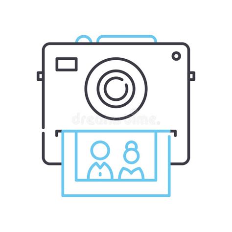 Memory Camera Line Icon Outline Symbol Vector Illustration Concept Sign Stock Vector