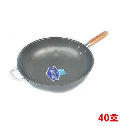 무료배송업소용 경질 중국 후라이팬 40호 42cm 궁중팬 튀김웍 후라이팬 중국팬 웍 티몬