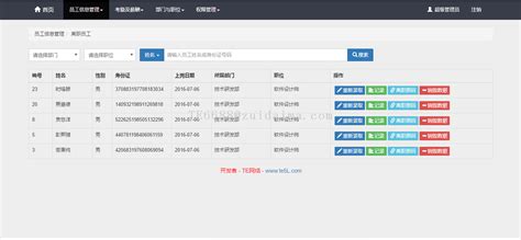 Springspring Mvchibernatebootstrap整合实现企业级的员工信息管理系统，带数据库 代码 最代码