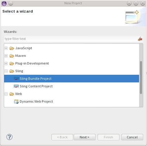 Apache Sling Sling Ide Tooling For Eclipse User Guide