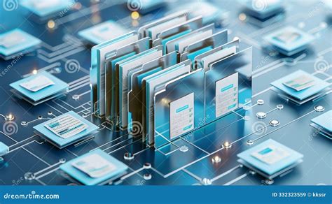 Sleek And Efficient Digital Document System With Organized Folders And