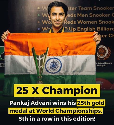 Anil Verma On Linkedin Pankajadvani Worldchampionships Billiards Snooker Champion