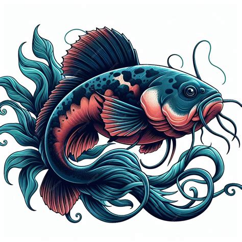 Bullhead Fish Vector Cartoon Illustration Premium Ai Generated Vector