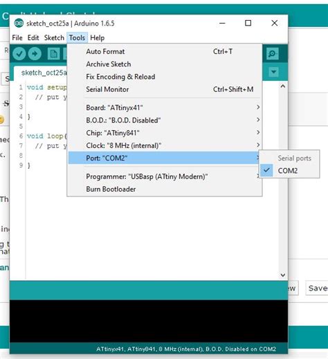 Attiny841 Cant Upload Sketches Microcontrollers Arduino Forum