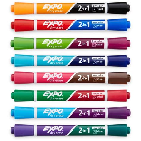 Bulk Expo Dry Erase Markers 2 In 1 8 Pk Wholesale School Supplies