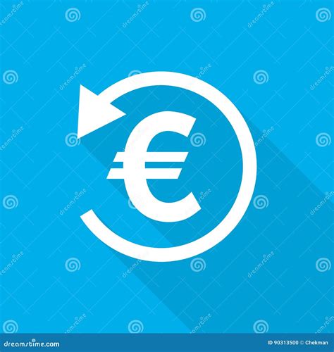 Refund Money Icon Vector Illustration Stock Illustration