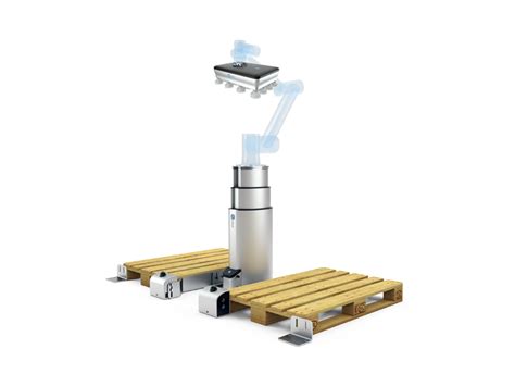 Onrobot Complete Palletizer System D Ploy Software Vgp20 Gripper Lift100 Pallet Stations