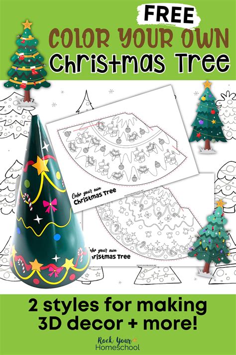 Printable 3d Paper Christmas Trees