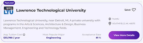 Featured College: Lawrence Technological University - Student Research ...