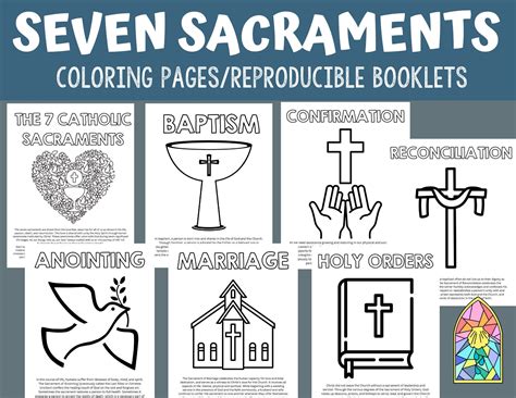 Seven Sacraments Of The Catholic Church Sunday School Religious