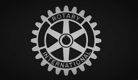⚙️ Rotary International Logo 3d Model・ Stl File For 3d Printing And Cnc