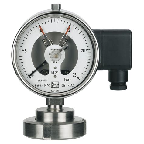 Pressure Gauge Bourdon Tube Dial With Diaphragm Seal Ritm Industry