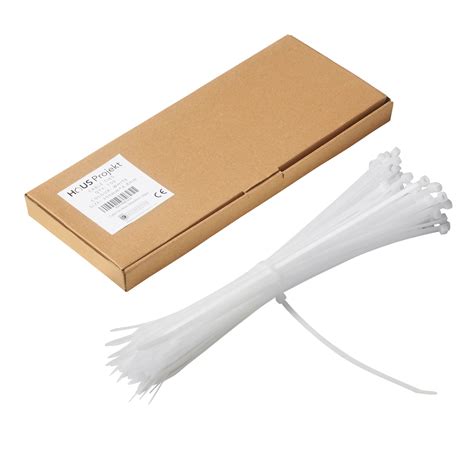 Haus Projekt 300x4 8mm Small Cable Ties 100pcs Premium Industrial Zip