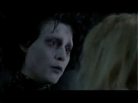 Edward Scissorhands Clip Kiss Scene Youtube