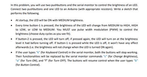 Solved BMEN 3150 Programming Assignment 2 LED Brightness Chegg