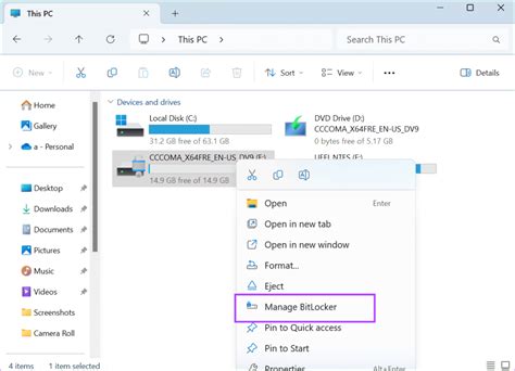 كيفية تشفير أو فك تشفير محرك أقراص فلاش Usb في Windows 10 و11 أحلى هاوم