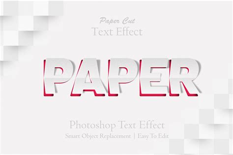 Paper Cut Out Psd Text Effect Graphic By Goldani412 · Creative Fabrica